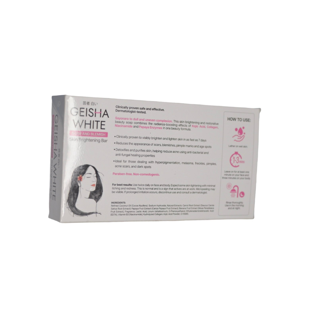 BUNDLE Geisha White Intense & Classic x3pcs 65g Soap Pack Japan Formula ...