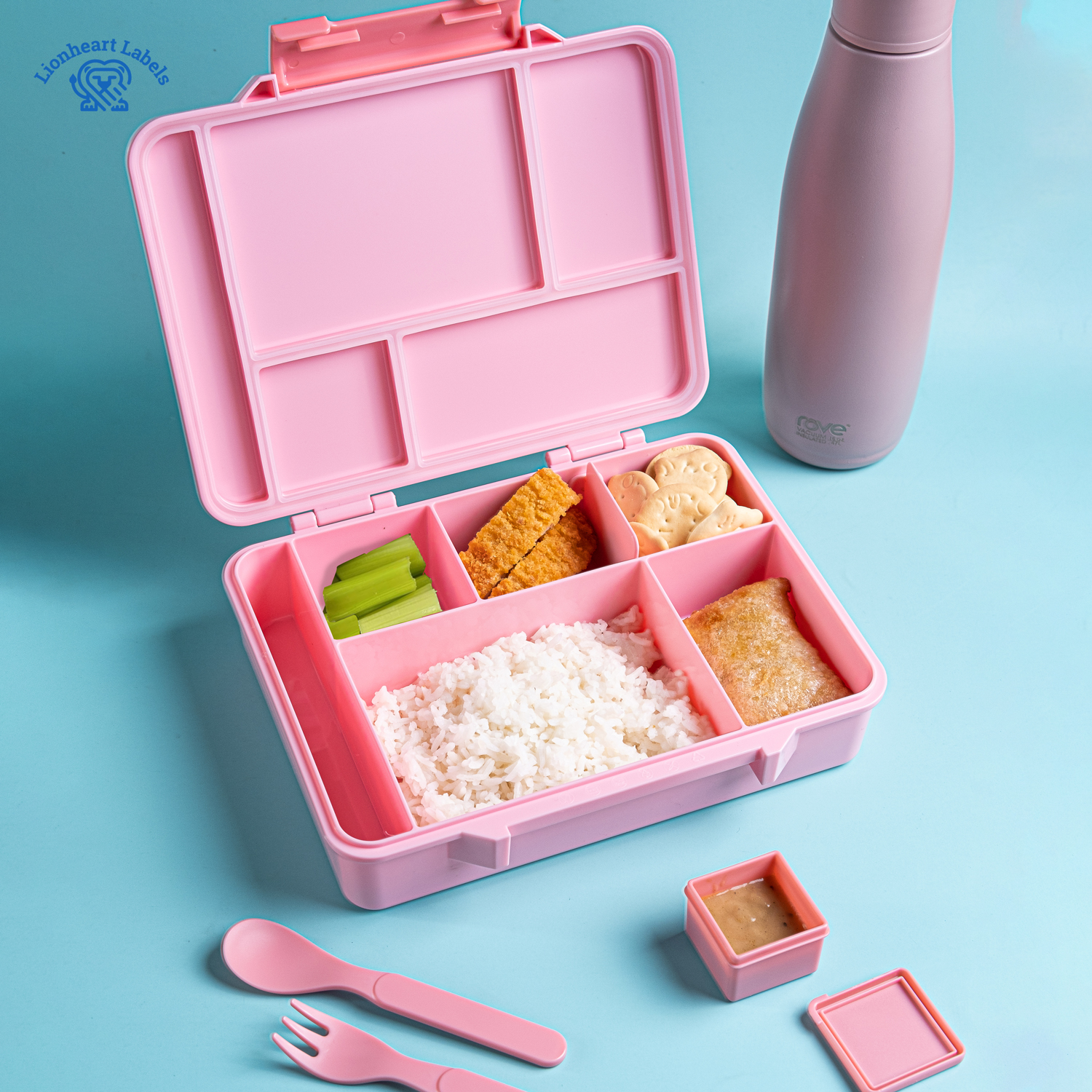 Personalized Bento Lunch Box Tritan School Snack Baon Box 1330 ml Kids ...