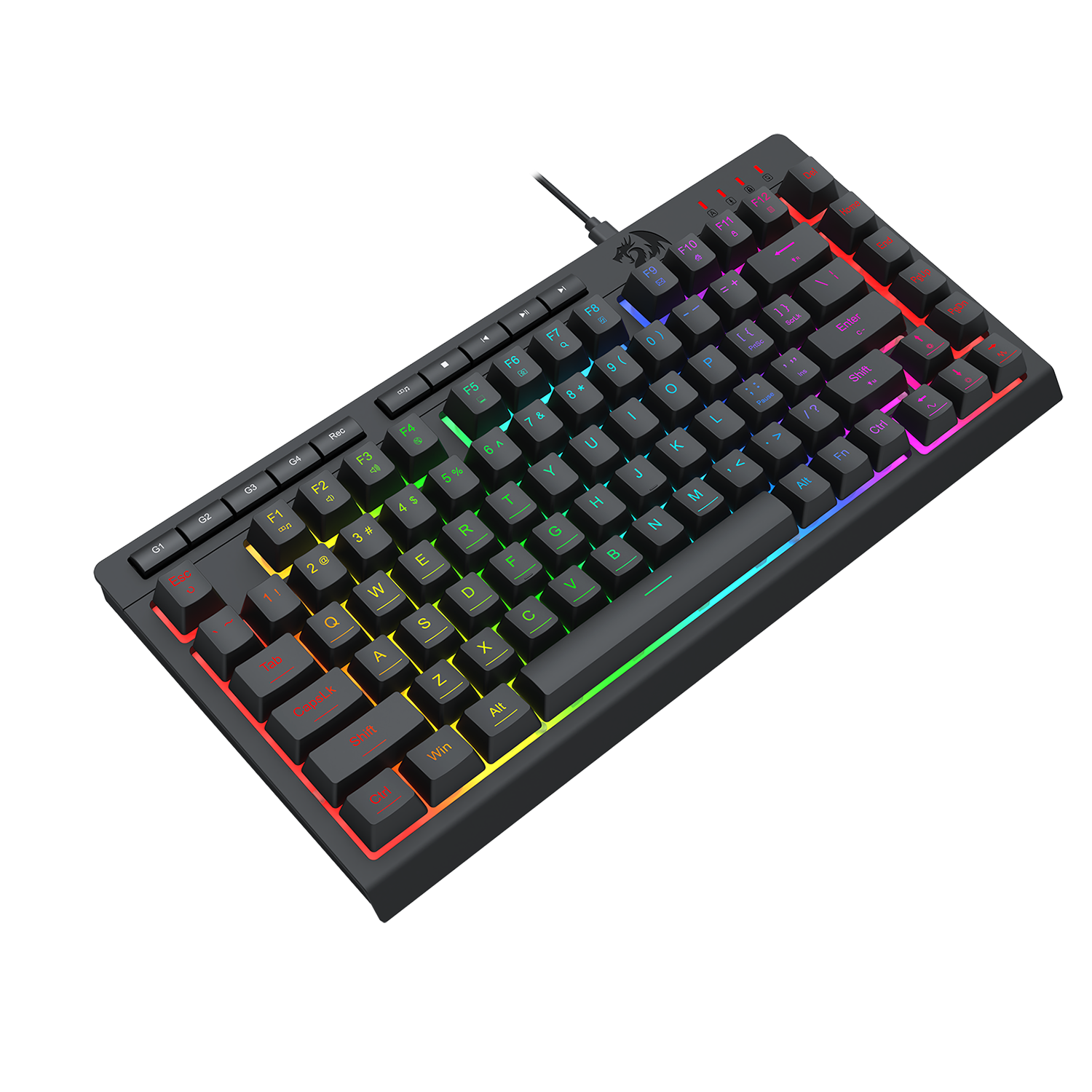 Redragon Crescent Gaming Keyboard Black (K524-RGB) | Shopee Philippines