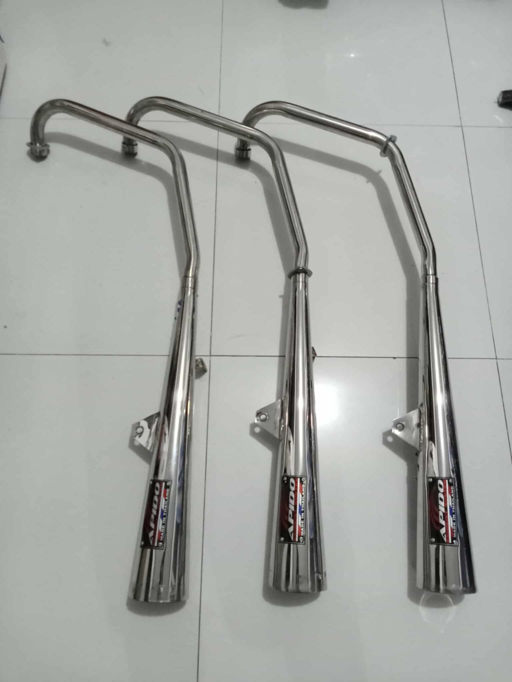 YAMAHA YTX 125 CHICKEN PIPE WITH TATAK APIDO | Shopee Philippines