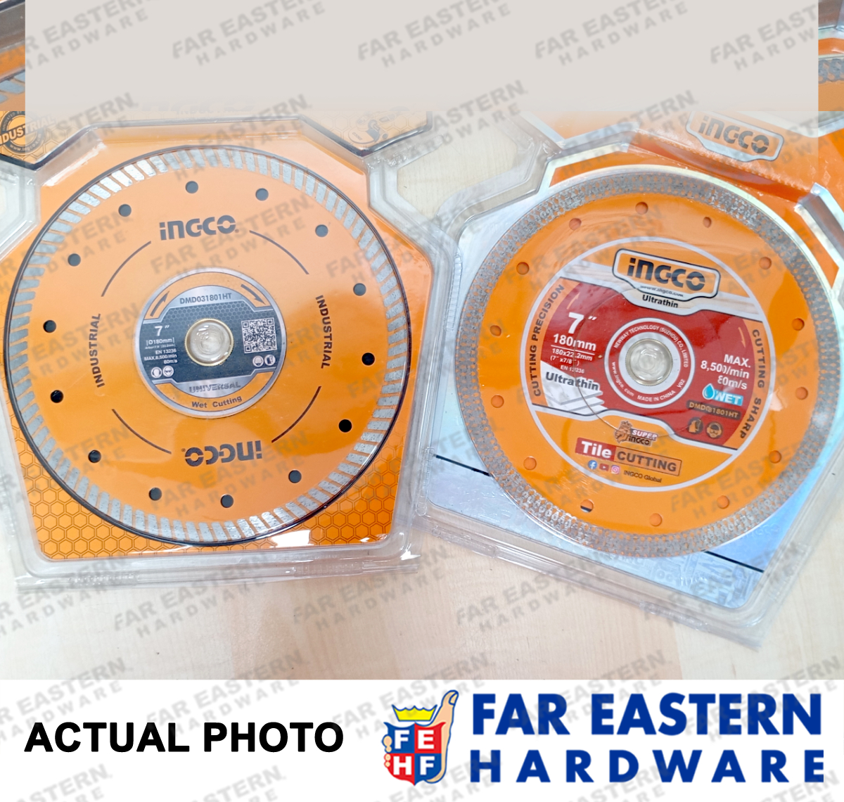 INGCO Diamond Cutting Disc 7" Ultra Thin Ultra Mesh | Turbo for Granite ...
