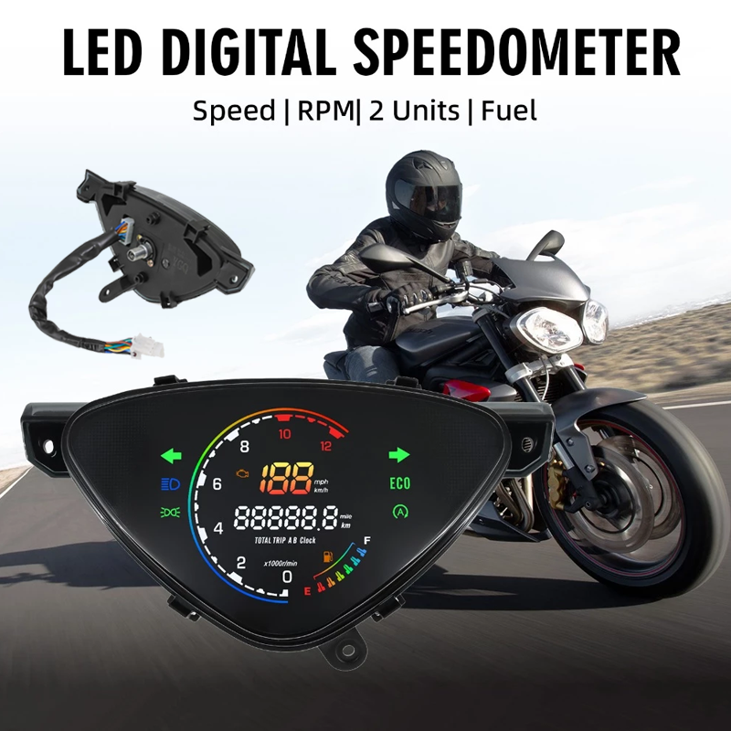 YAMAHA Mio Sporty/Mio Amore/Mio Smile BJ Digital LED Meter Speedometer ...