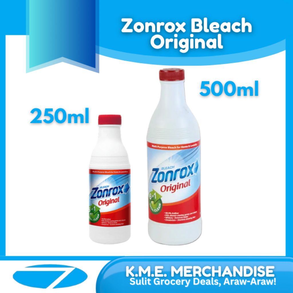 Zonrox bleach original (250ml / 500ml | Shopee Philippines