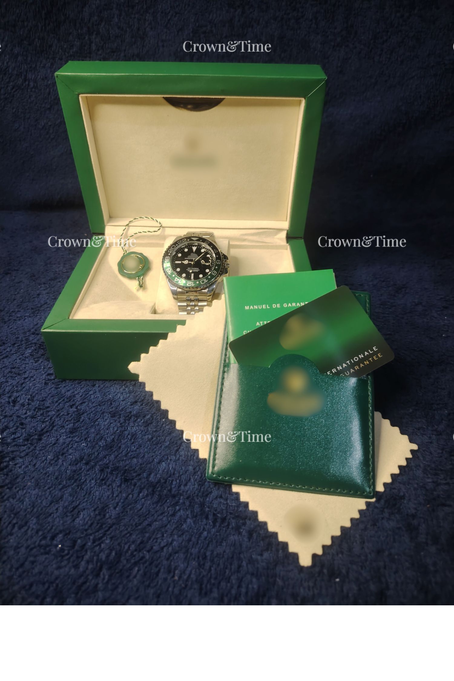 Bold meets rare. The Sprite GMT with left-hand crown. Unique, modern ...