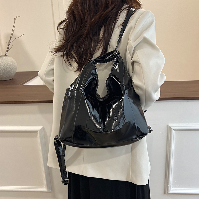 Mumu 2068 Minimalist Multi Way Adjustable Strap Crossbody Backpack Shoulder Bag with Two Side ...