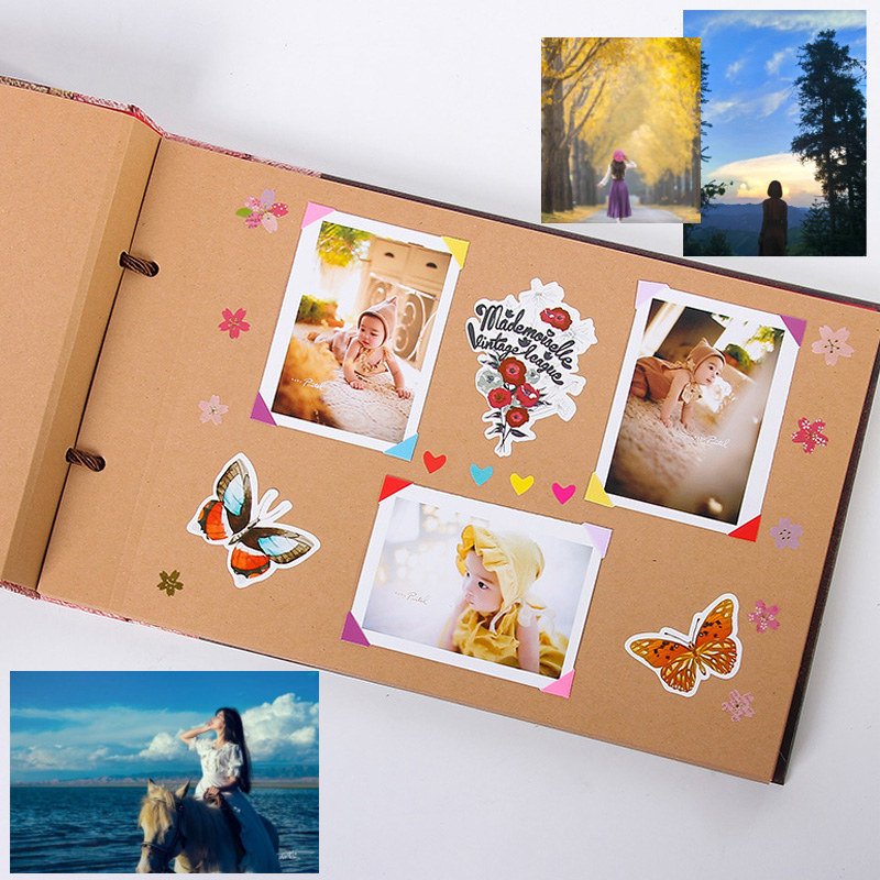 20/30/40 Pages Scrapbook Album For Memories DIY Idol Photo Album ...