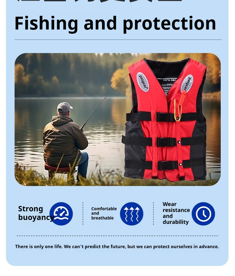 Safety Life Vest Jacket For Adults & Kids Swimming Boating Fishing ...
