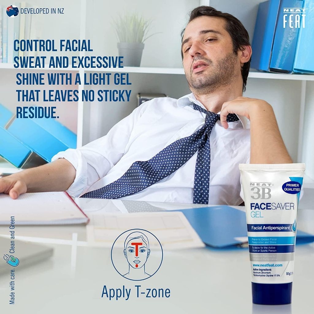 Neat 3B Face Saver Gel 10g – Facial Antiperspirant | Sweat & Shine ...