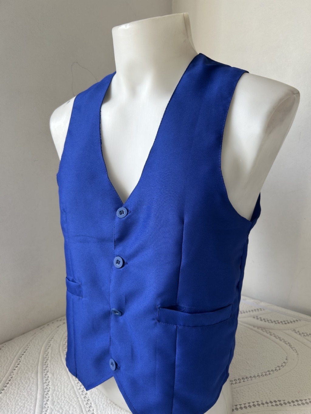 Royal Blue | Chaleco vest men adult unisex slim fit | Shopee Philippines