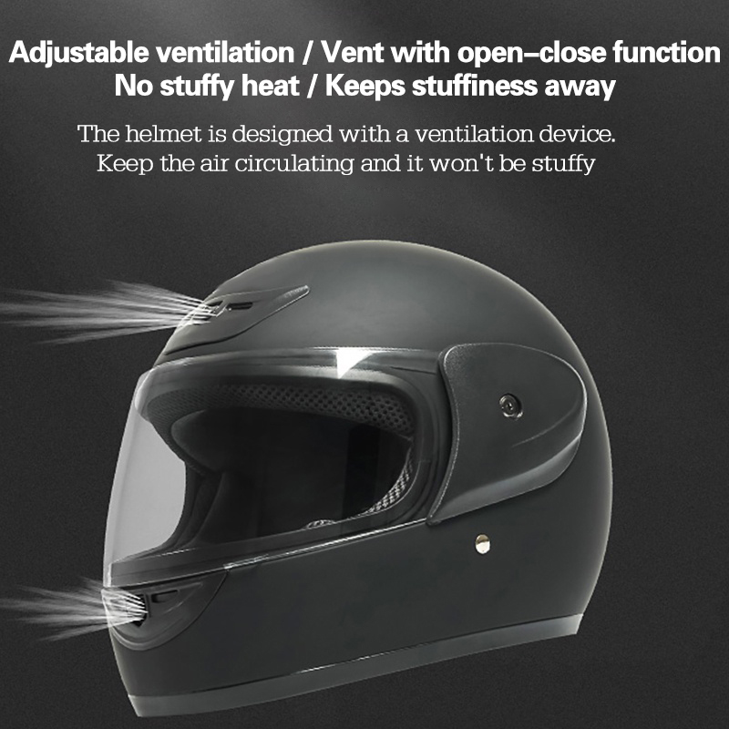 668 Helmet full face for Motorcycle Full Face Helmet Women and men ...