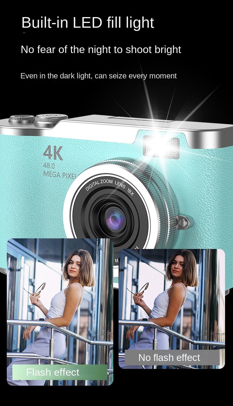 X-DEAL Digital Camera Video Camcorder 1080P 64MP 2.4Inch TFT LCD Screen ...