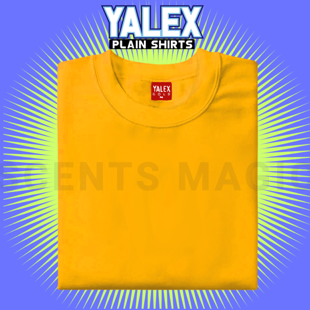 Yalex Plain Tshirt (Yellow Gold) for Kids / for Adult / Fast Delivery ...