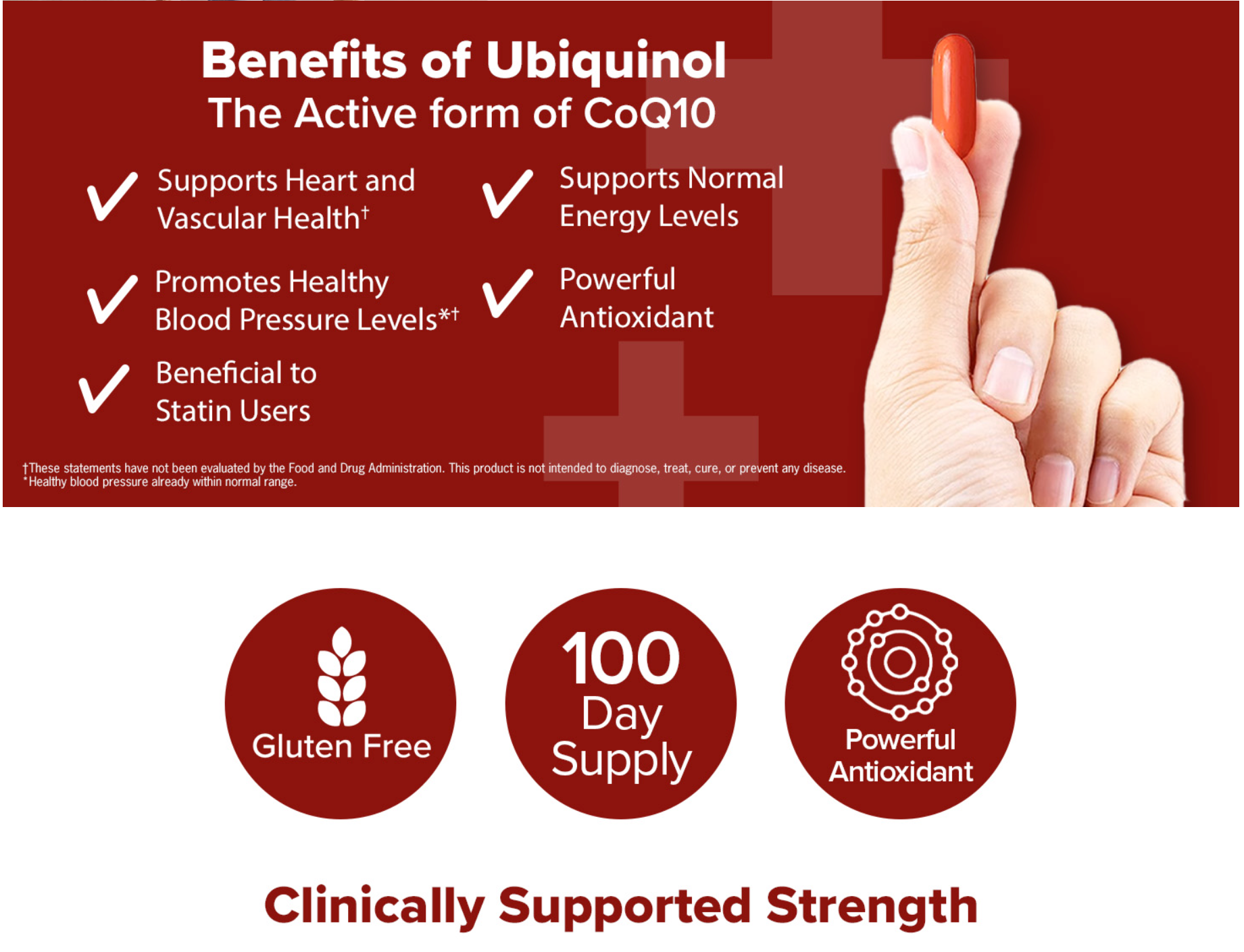 Real UBIQUINOL 100/60 Softgels 100mg Most Bioavailable CoQ10 #1 Doctor ...