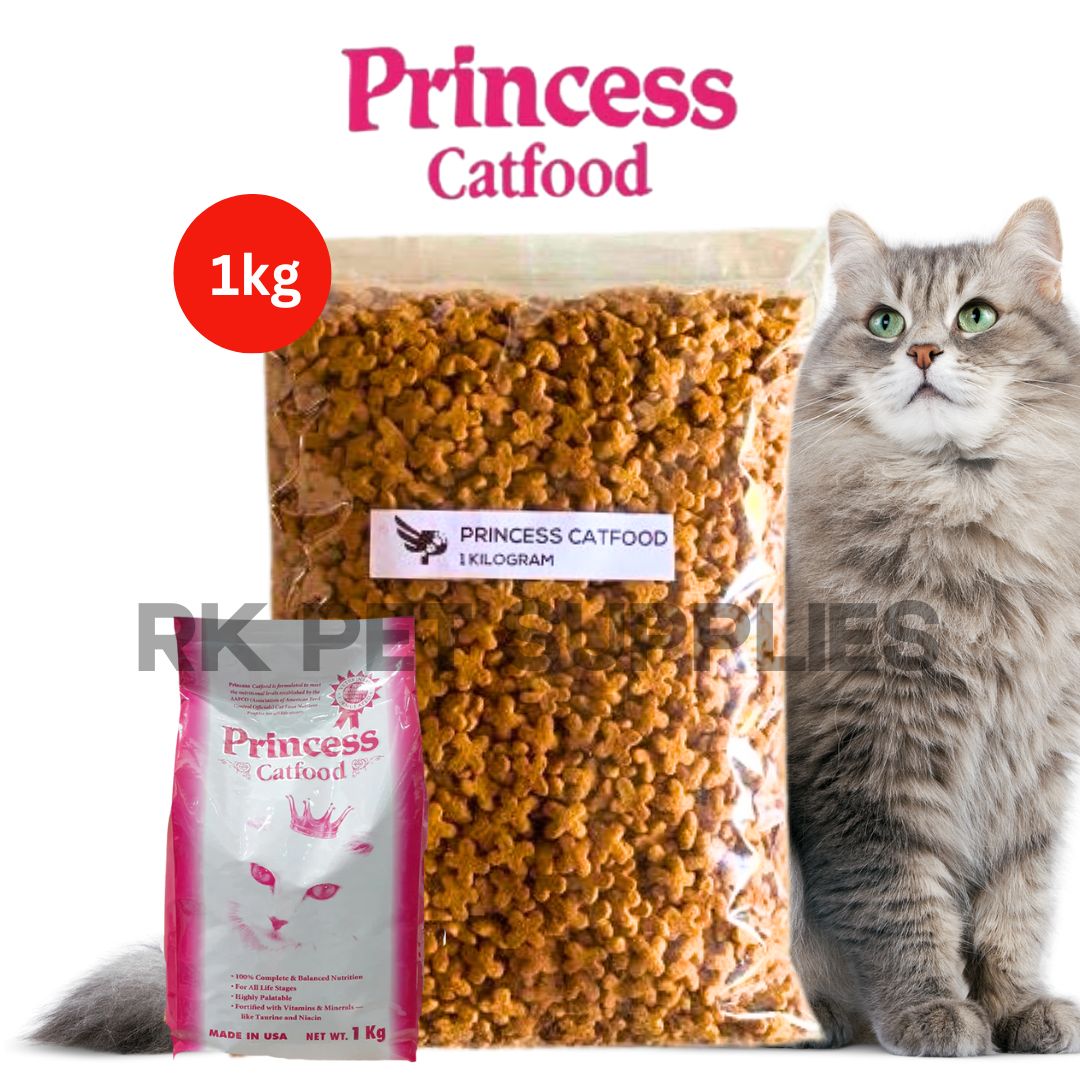 1kg Princess Catfood Cat Cats Dry Food Support Health All Stages Adult ...