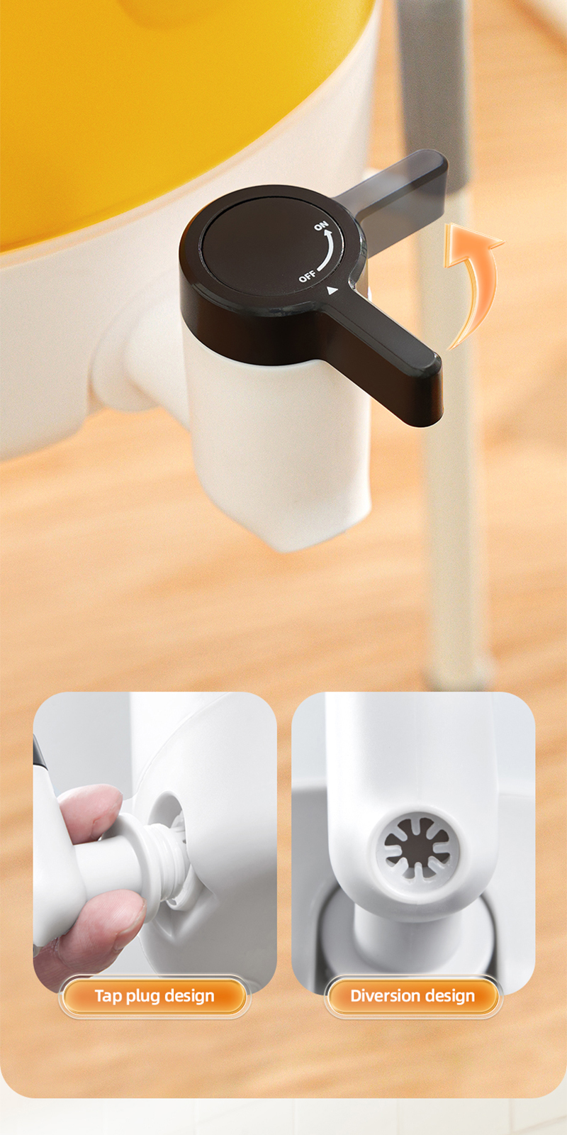 Ecoco Water Jug with Faucet Juice Dispenser 4L &Refrigerator Cold ...