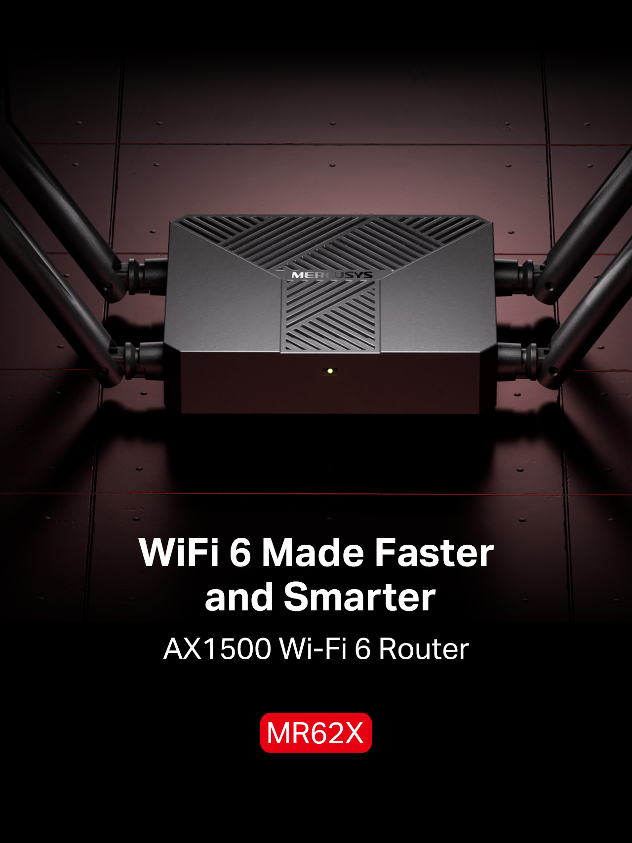 Mercusys Official | MR62X | AX1500 | Dual-Band | Wi-Fi 6 | Gigabit ...