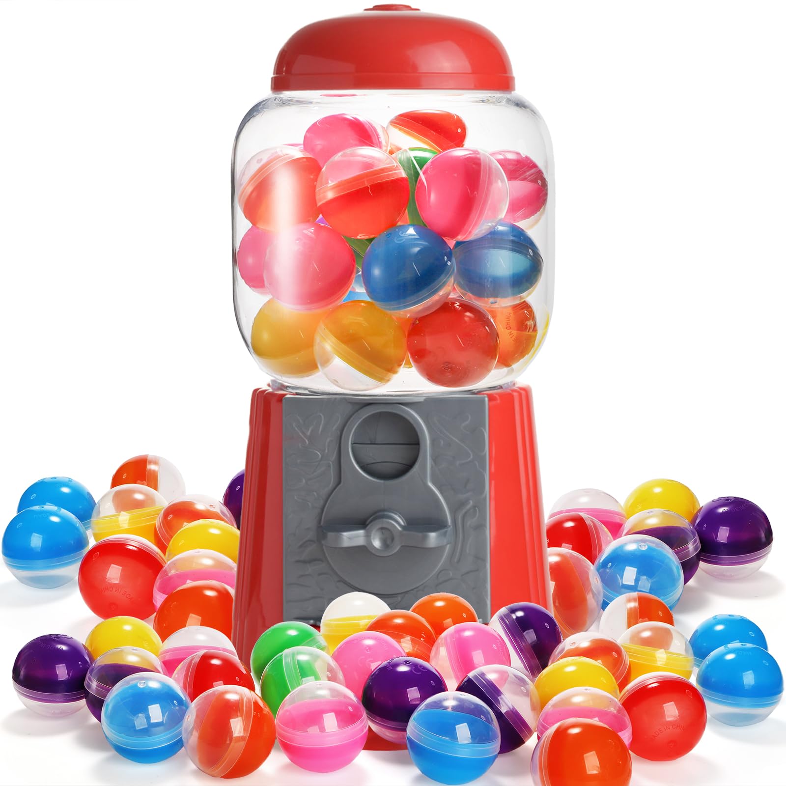 50PCS Clear Capsule Ball 28/32mm Plastic Party Surprise Container DIY ...