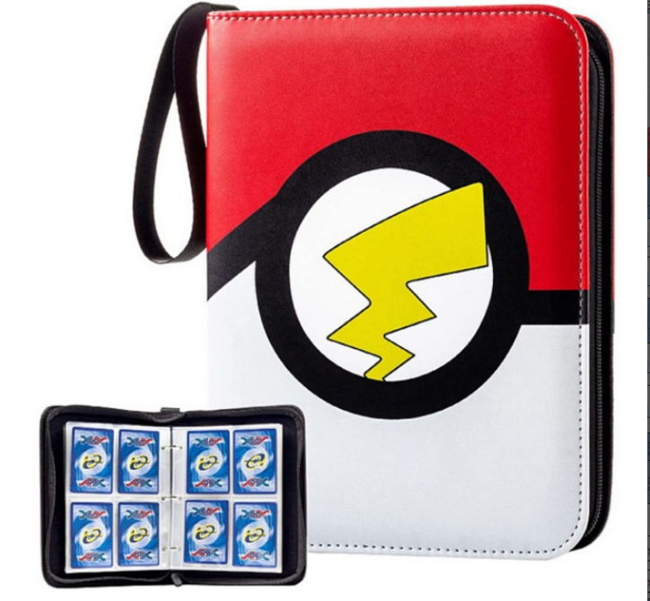 Pokémon Card Album Pokémon Game Card Book Pokémon 4 Grid loose-leaf ...