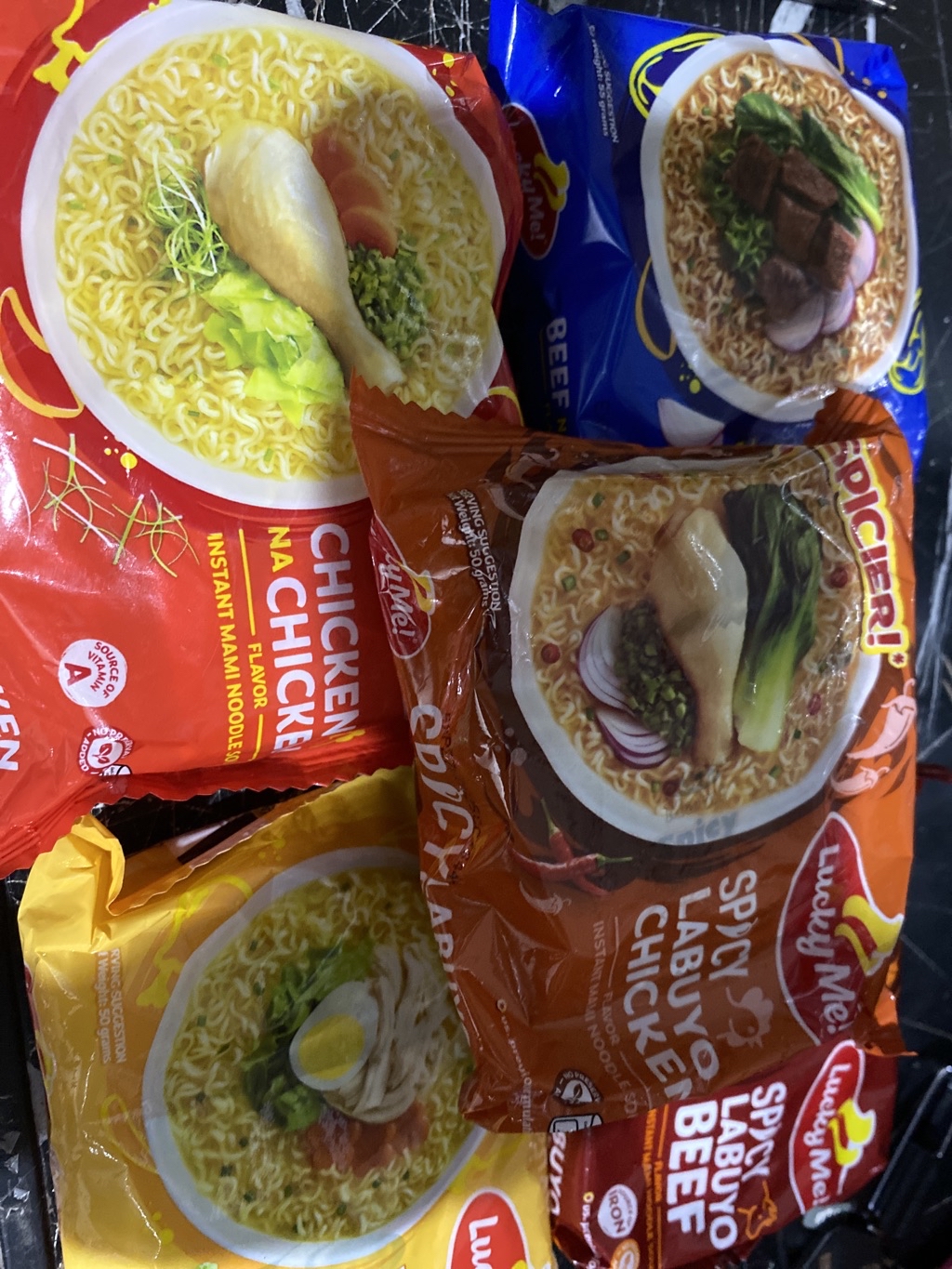 1 pc Lucky Me Instant Mami noodles 55 grams in any flavor | Shopee ...