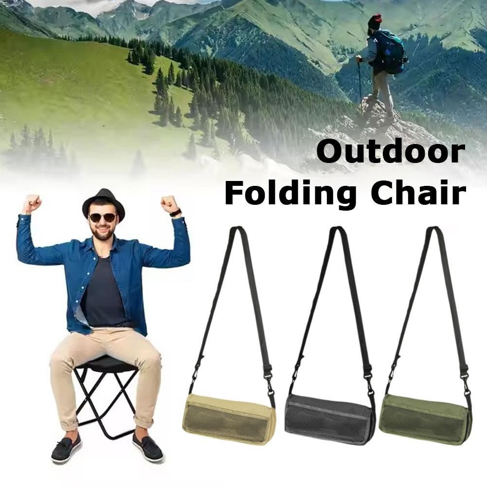 Outdoor Backpack Folding Stool Pencil Bag Stool Portable Stool Camping ...