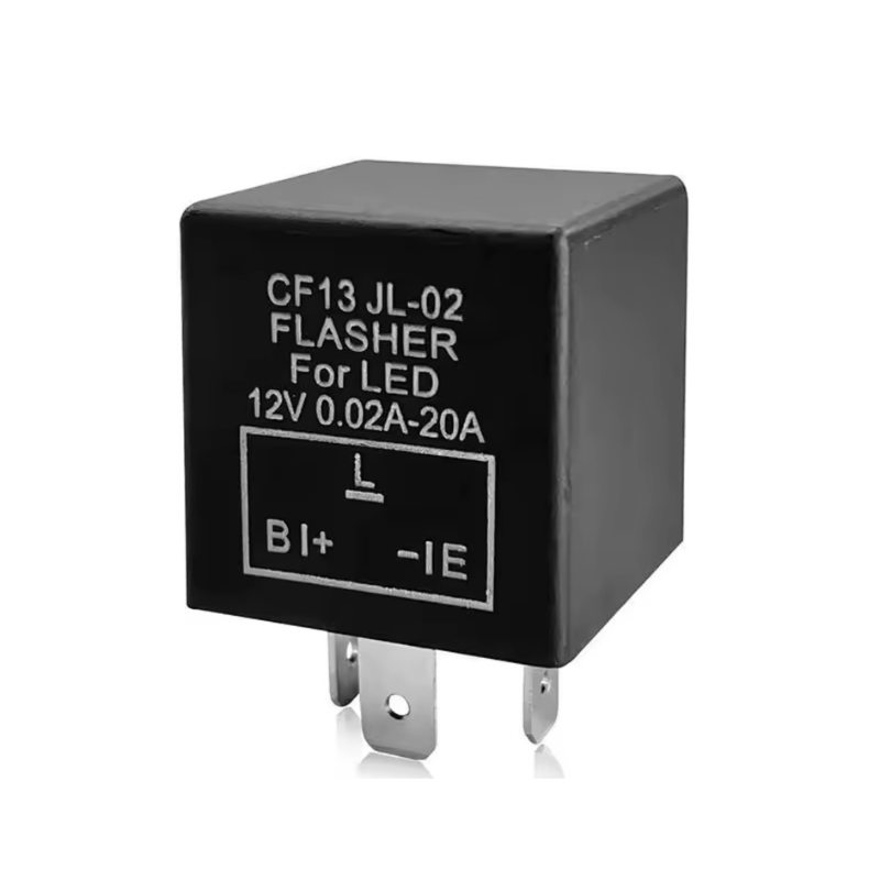 12V CF13 JL-02 3-Pin Car LED Flasher Relay Solve Turn Signal Light ...