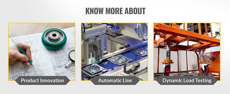 4pcs Gold Diamond Caster Wheels Heavy-Duty Caster Set (Black Fixed & W ...