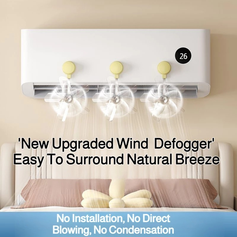 Combo 3 Anti Direct Wind Fan Wind Ventilation Fan With Adjustable ...