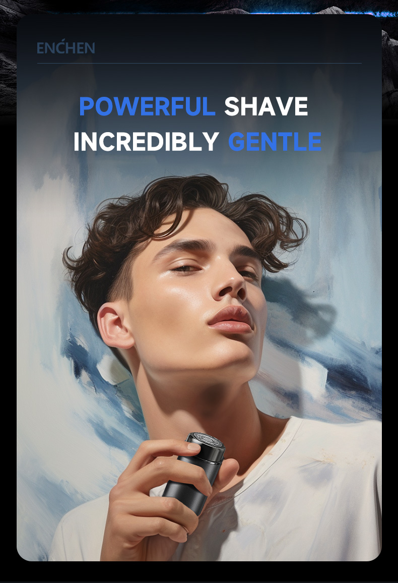 ENCHEN Compact Metal Shaver Z3 Portable Razor For Men Rechargeable ...
