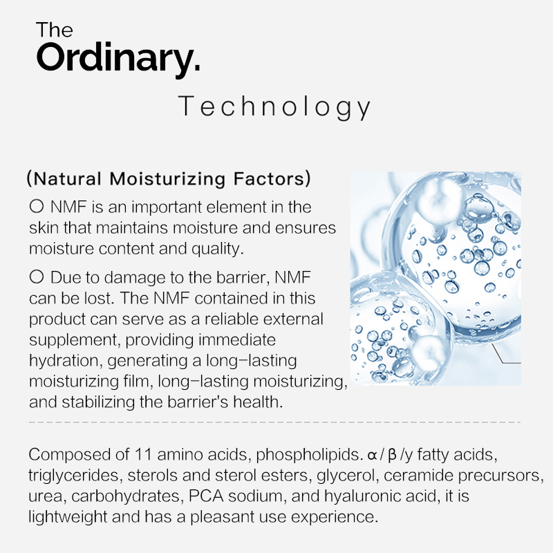 The Ordinary Facial Moisturizer Cream Natural Moisturizing Factors + HA ...