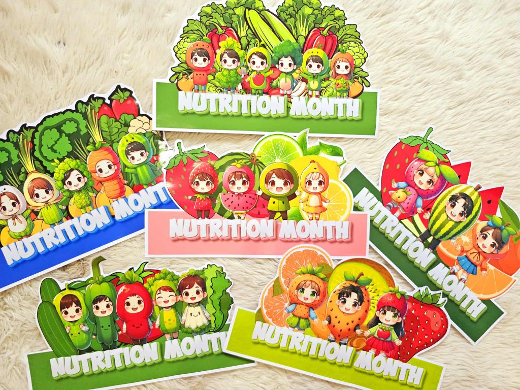 Nutrition Month Healthy Foods Hat Head Dress | Shopee Philippines