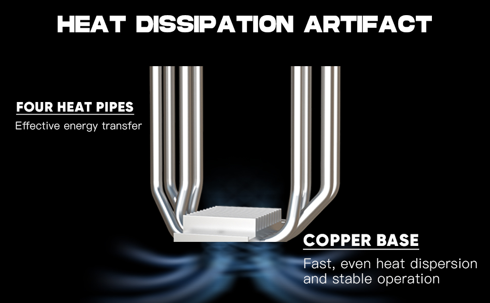 Jungle Leopard KF400 ARGB CPU Cooler 120mm PC Fan Infinity Mirror ARGB ...