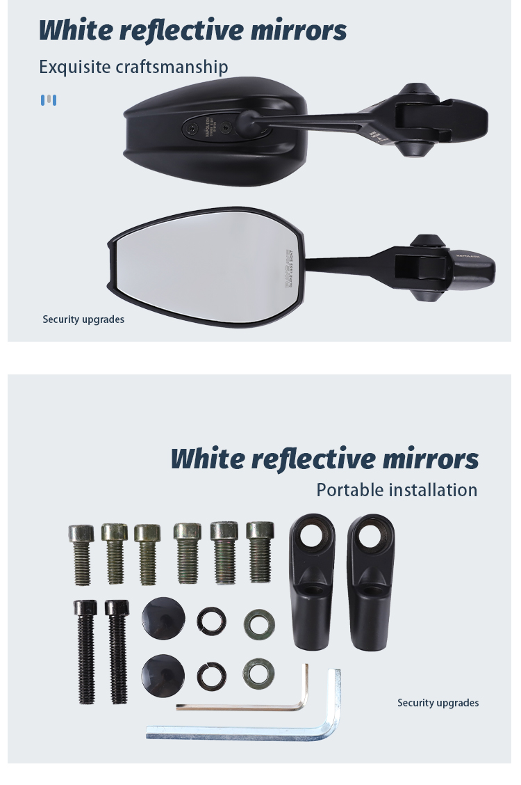 Street King Side Mirror V2 V3 honda click 125i For Motorcycle Explosion ...