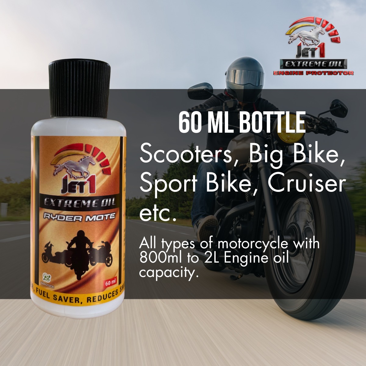 Jet1 Extreme Oil Engine Protector Additives Treatment for Gasoline and ...