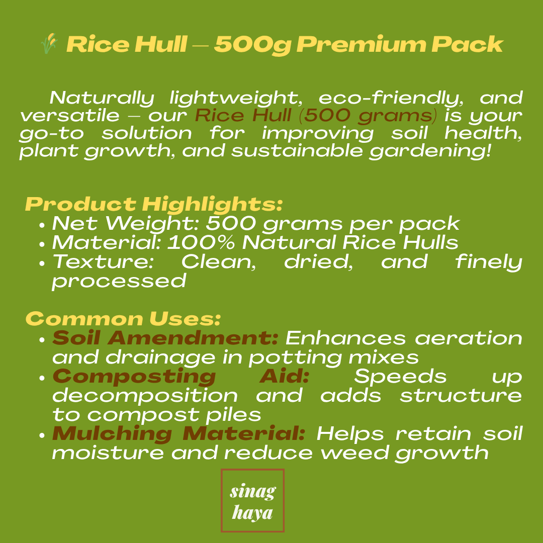 Ipa ng Palay Fresh Rice Hull 250 Grams & 500 Grams Per Pack | Rice Husk ...