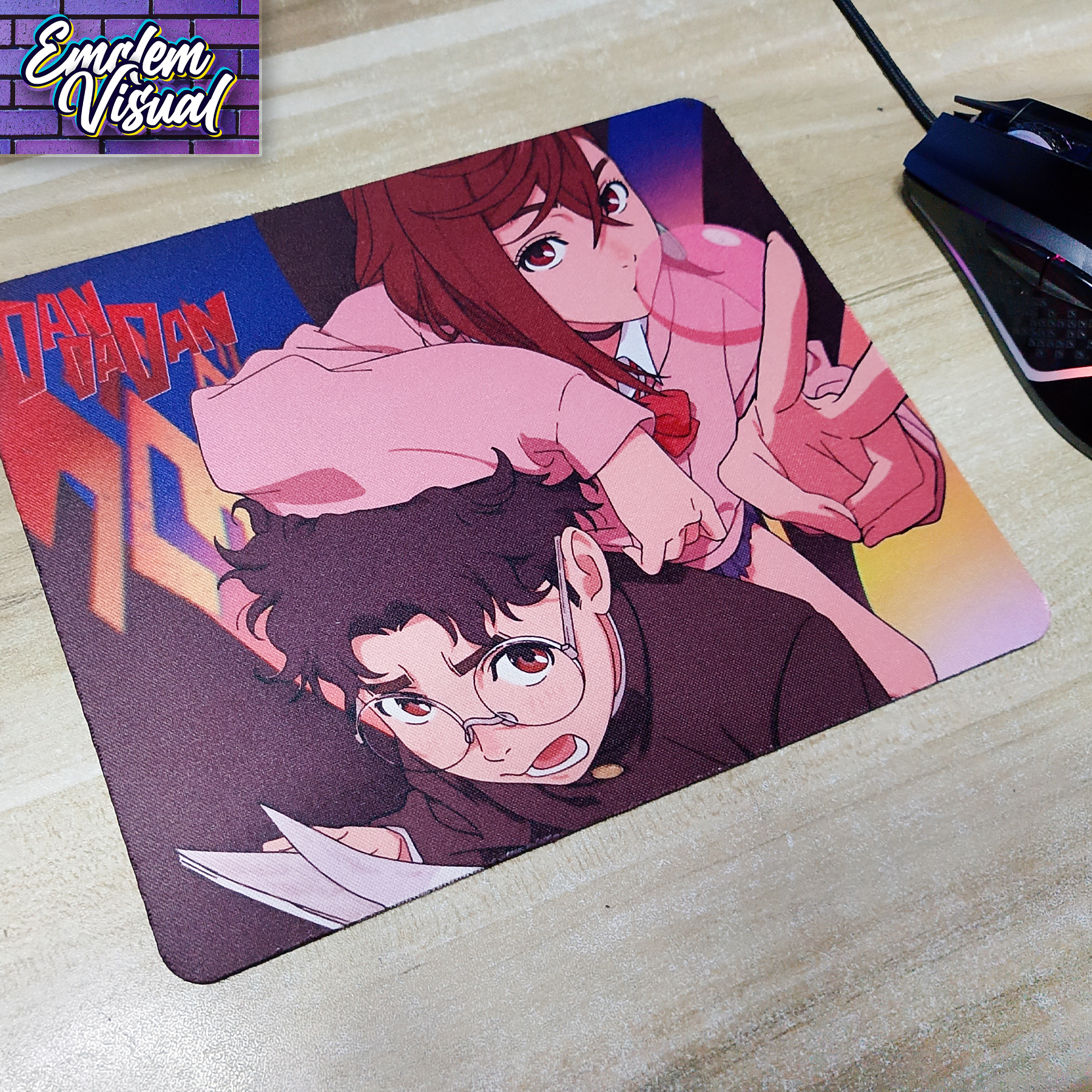 mouse pad DANDADAN (momo & okarun anime) for pc computer laptop ...