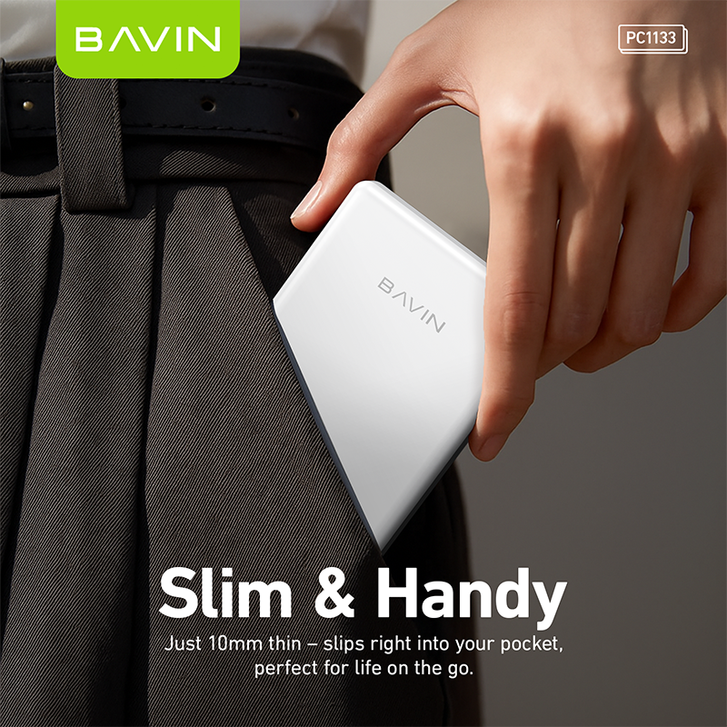 BAVIN PC1133 5000mAh Ultra Thin Magnetic Wireless Powerbank w/ 20W Type ...