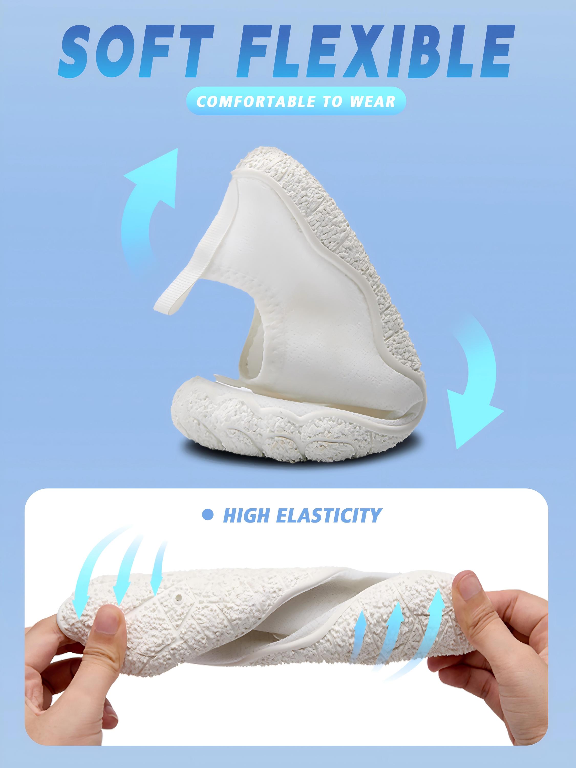 JEKO Unisex Aqua Shoes Quick-Dry Non-Slip Thick Sole Beach Shoes For ...