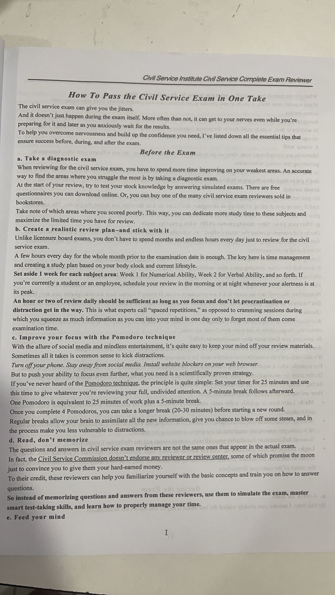 Civil Service Reviewer 2025 Edition Professional Level & Sub ...
