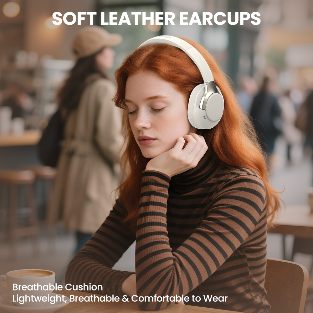 Orashare HS06 ANC Wireless Headphones Bluetooth V5.4 Hi-Fi Stereo On ...