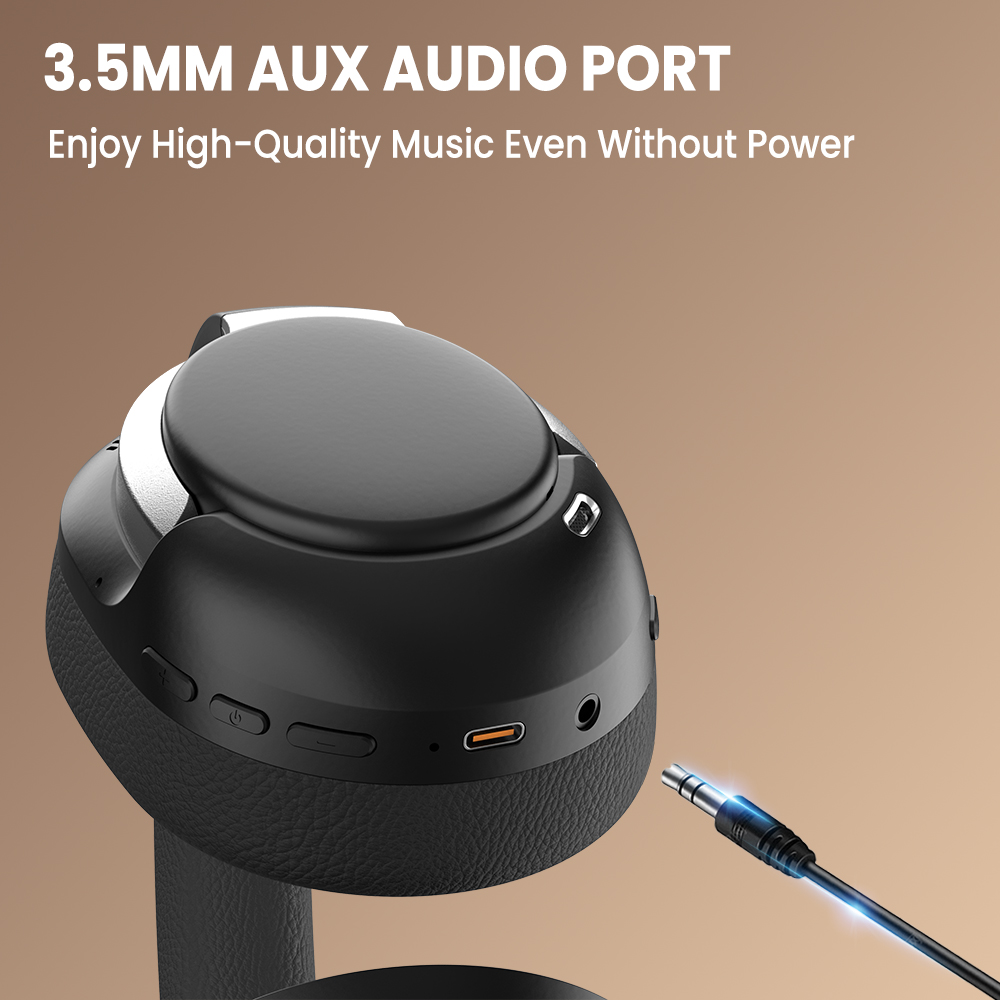 Orashare HS06 ANC Wireless Headphones Bluetooth V5.4 Hi-Fi Stereo On ...