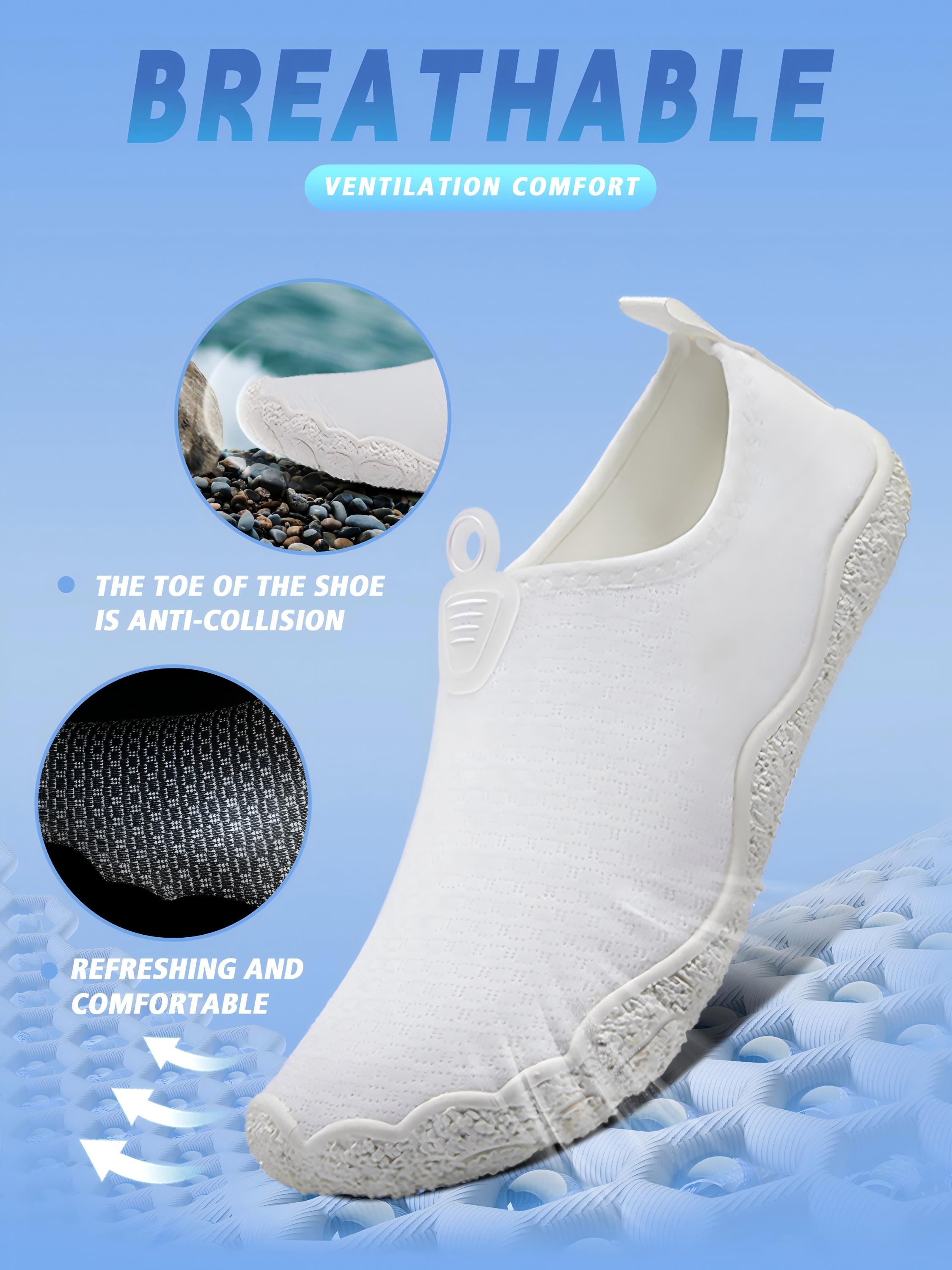 JEKO Aqua Shoes Women&Men Quick-Dry Soft Thick-Soled Water Shoes For ...