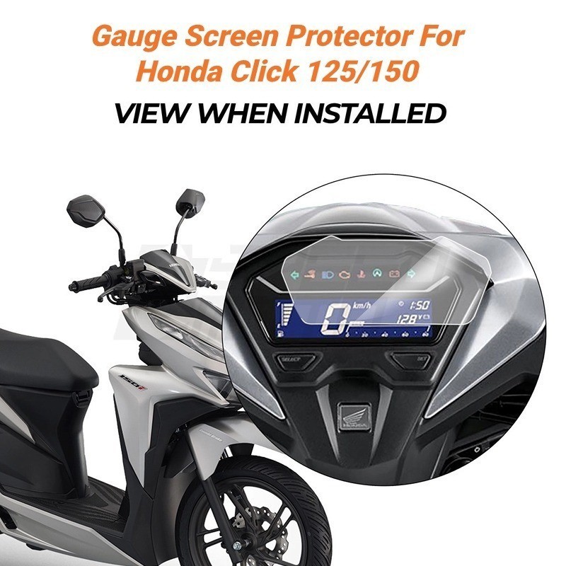 HONDA Click V3 / V2 Speedometer Gauge Screen Protector For Click 125/ ...