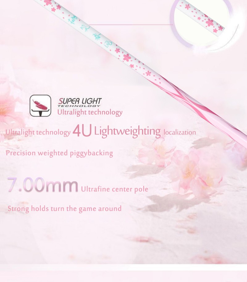 ALPSPORT 4U Full Carbon Badminton Racket 100% Full Carbon Fiber ...