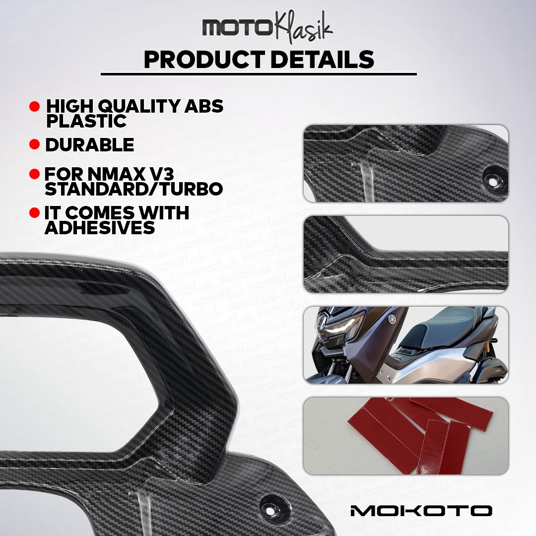 MOKOTO YAMAHA NMAX V3 STANDARD / TURBO TECHMAX FULL GAUGE PANEL COVER ...