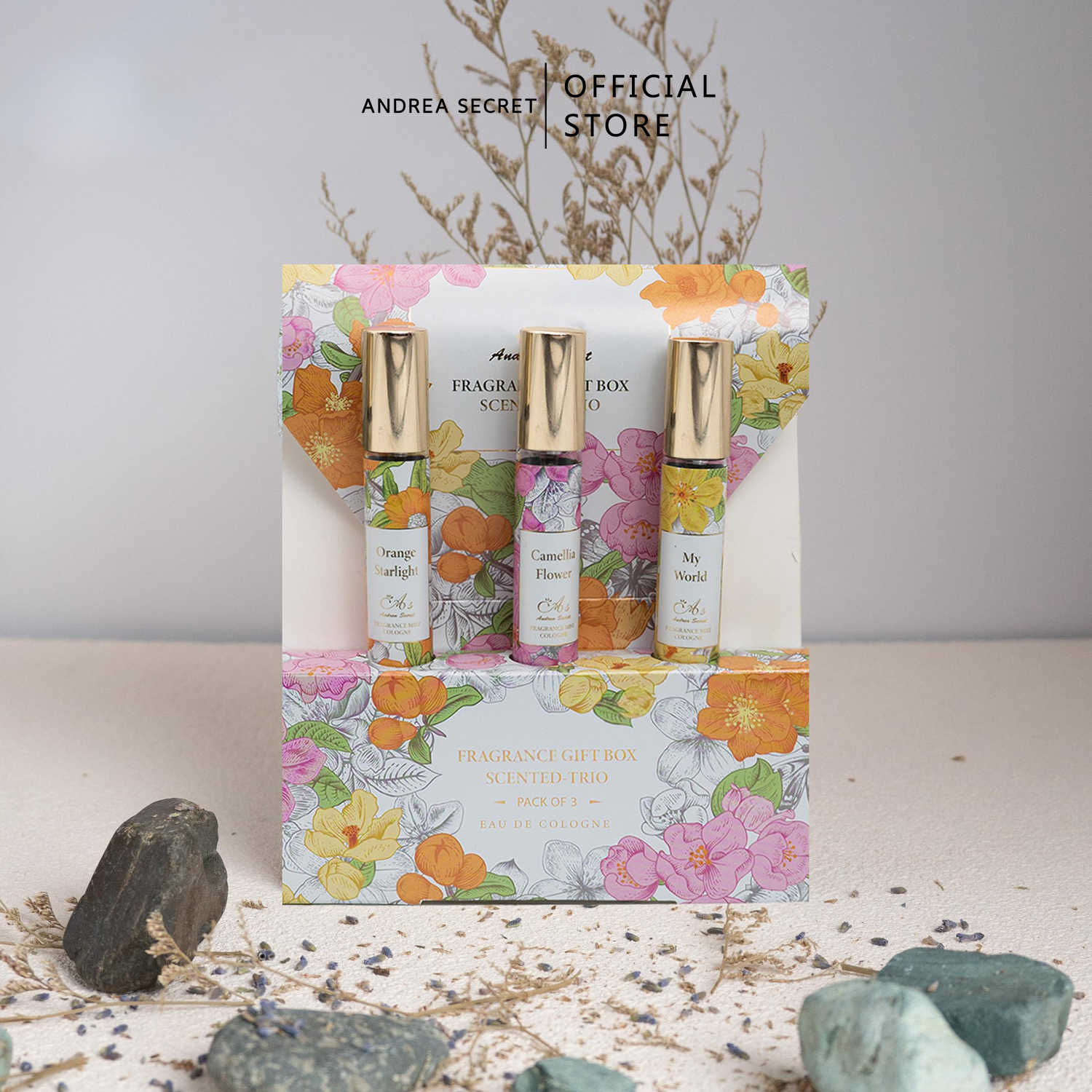 Andrea Secret Fragrance Gift Box Scented-Trio 15ML | Unisex Perfumes ...