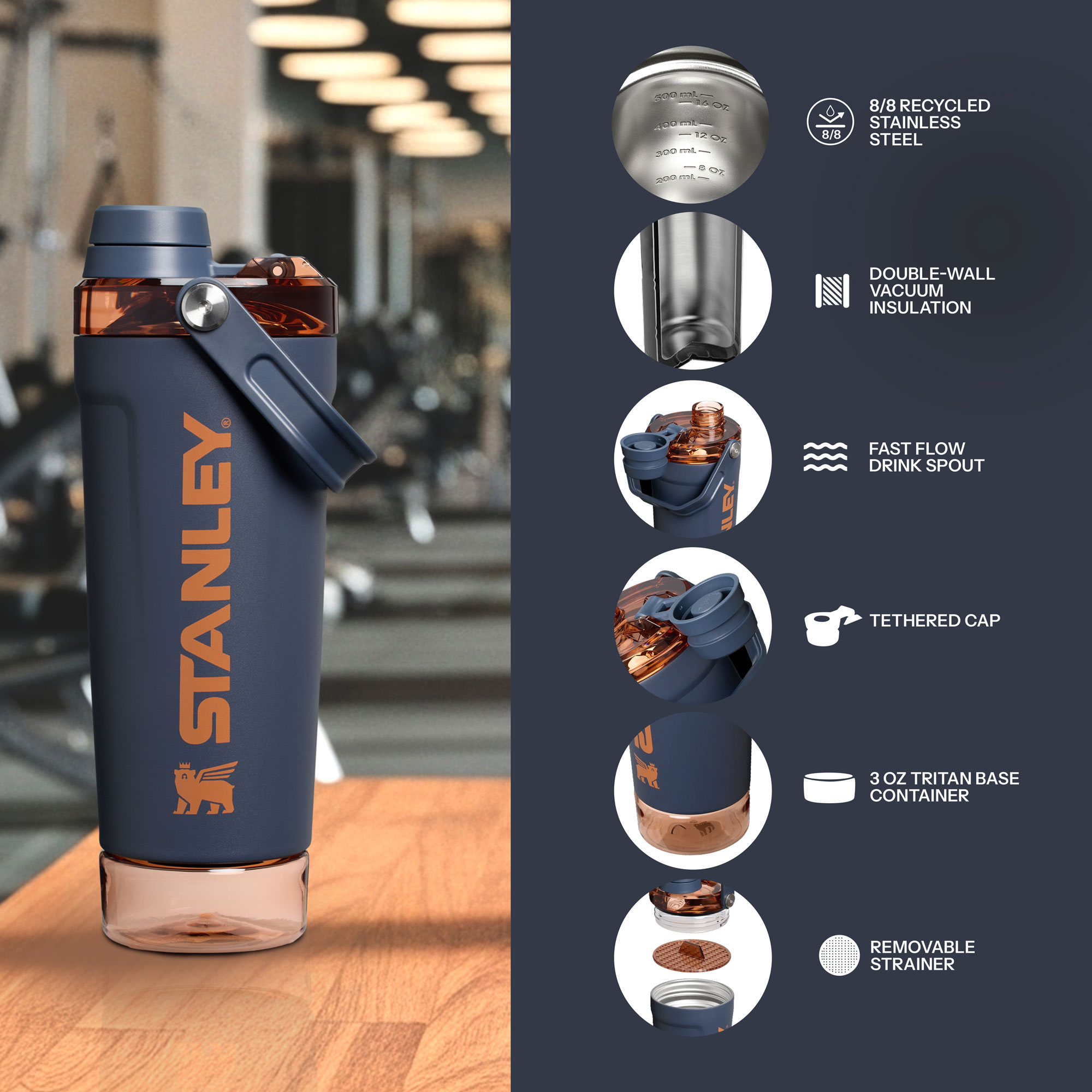 Stanley The Vitalize™ Shaker Bottle - 20oz | Shopee Philippines