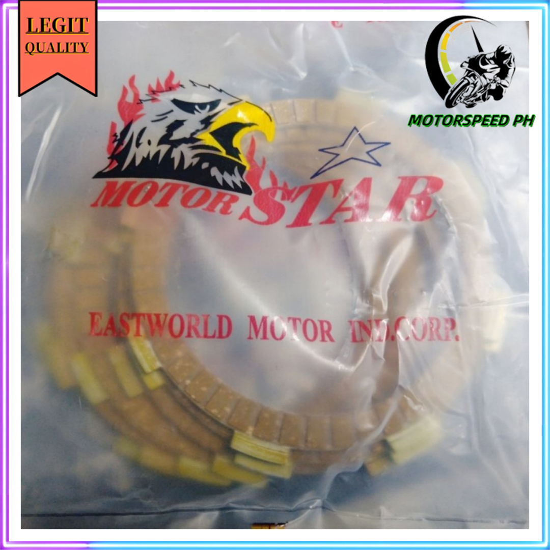 Motorstar Clutch Lining Set 6PCS XPLORER200S/X/2/GPR250/RUSI SIGMA ...