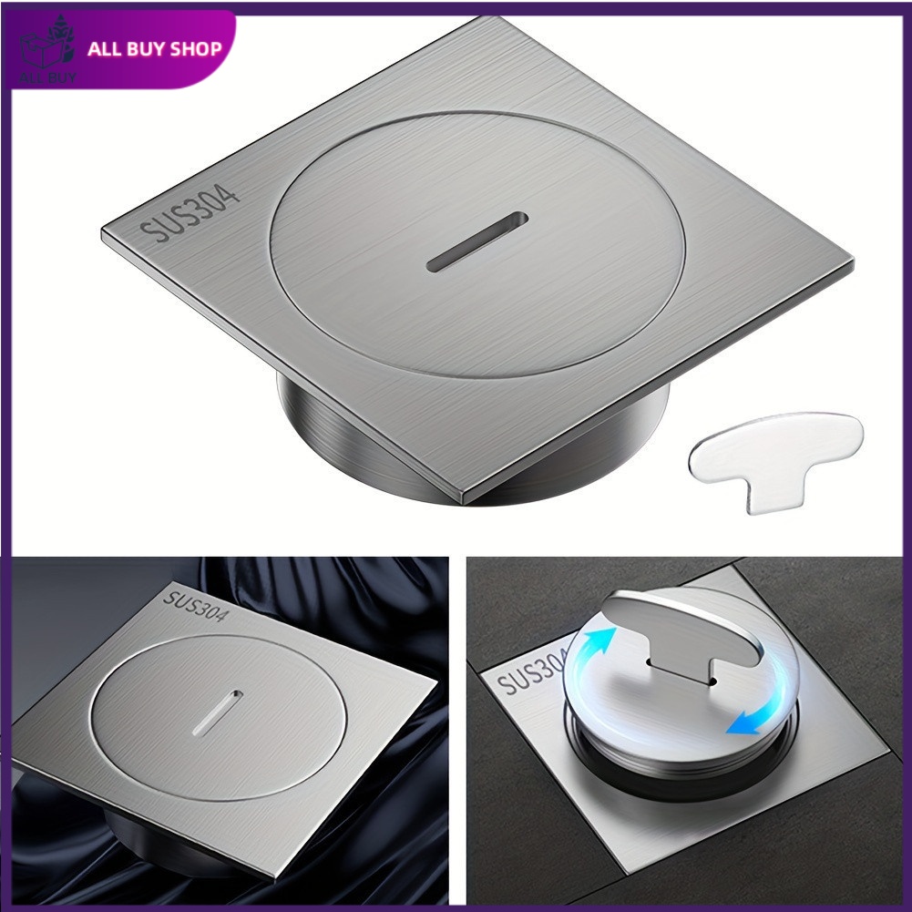 304 stainless Floor Clean Out Heavy Duty 4x4 ＆ 5x5 Clean Out Floor ...