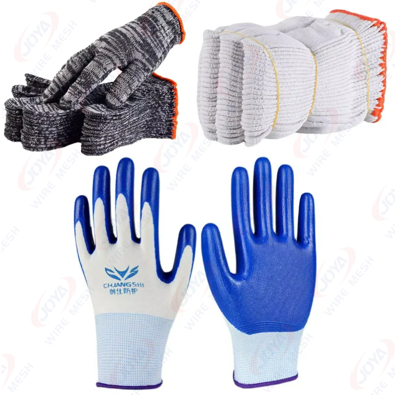 Cotton Gloves Labor Protection Hand Wear Resistant Glove for ...