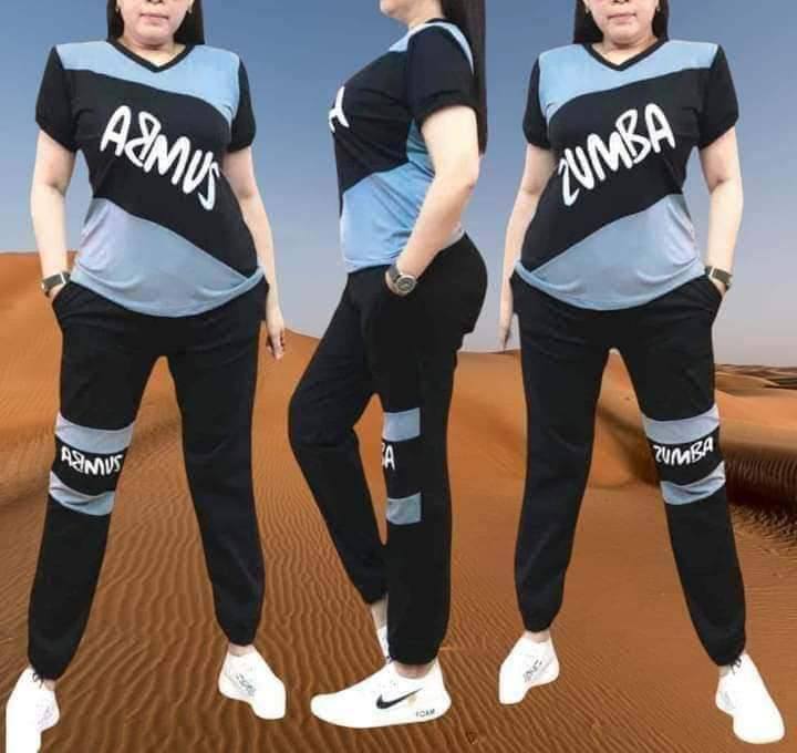 Zumba Slanting Terno Jogger FREE size best fit up to large to 4XL High ...